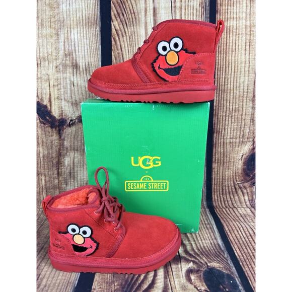 Elmo | Shoes | New Kids Ugg X Elmo Neumel Ii 2 Boots 127431k Red Unisex ...